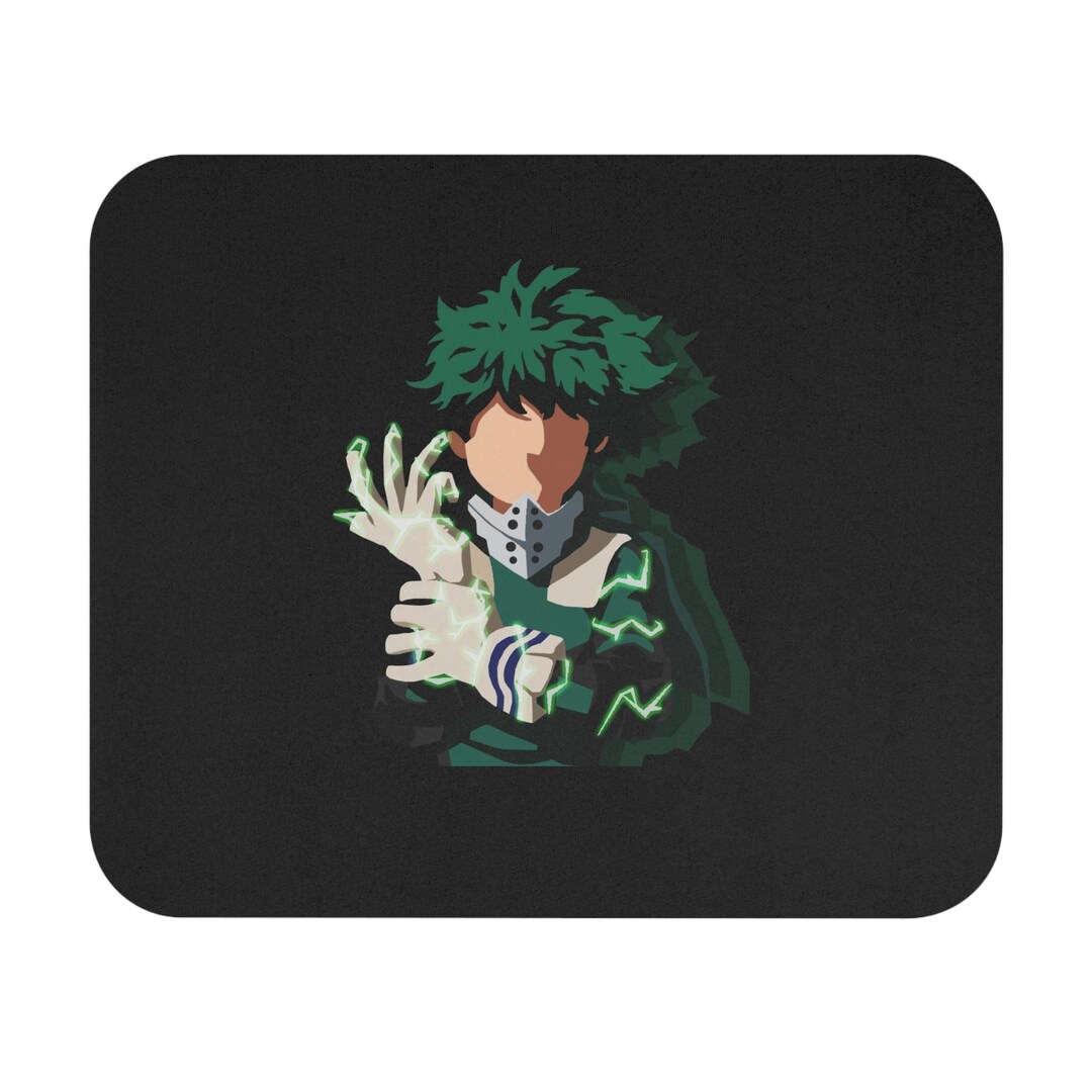 Deku Mouse Pad | My Hero Academia Inspired Mouse Pad | 9" X8" - Etsy