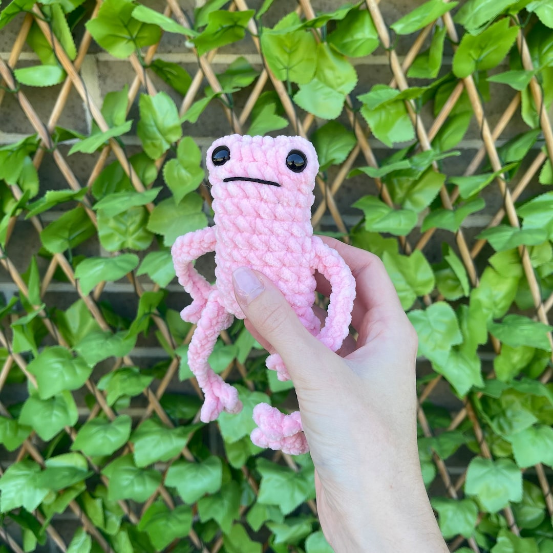 Leggy Frog | Ballet Pink | Crochet - Etsy