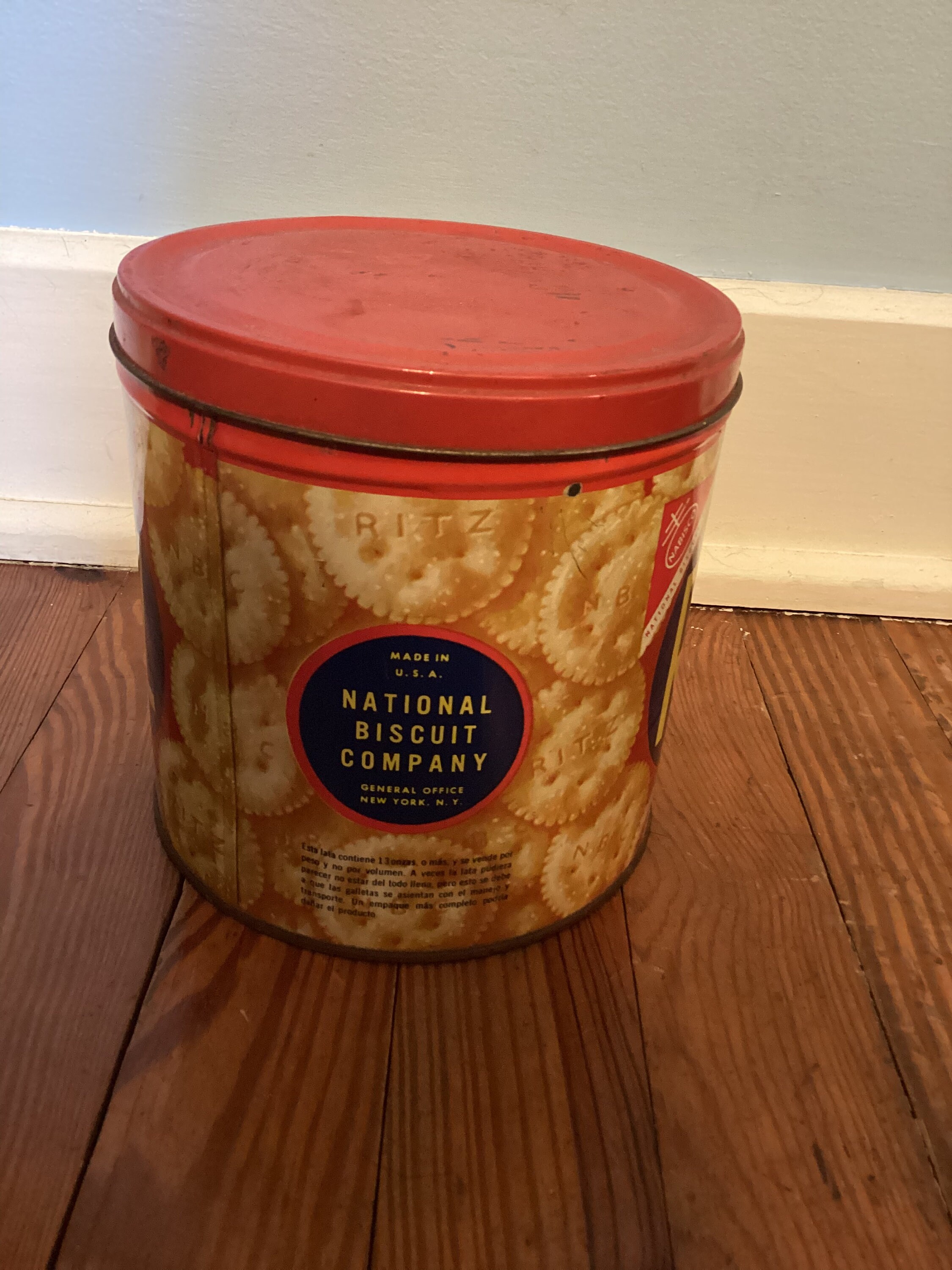 Vintage RITZ Crackers 13 Ounce Tin - Etsy