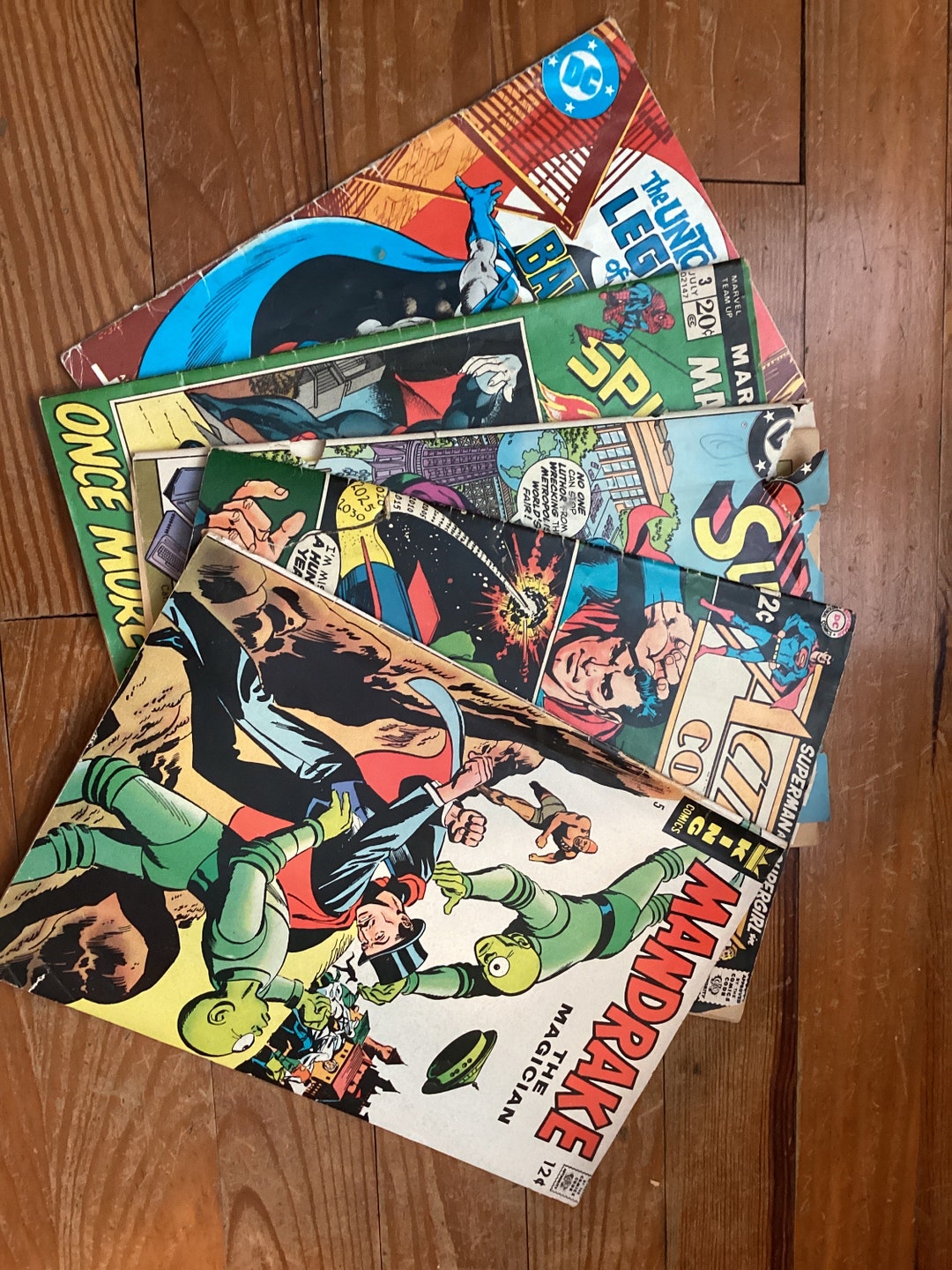 Vintage 1960-1980s Mixed Lot of Superhero/villain Comic Books - Etsy