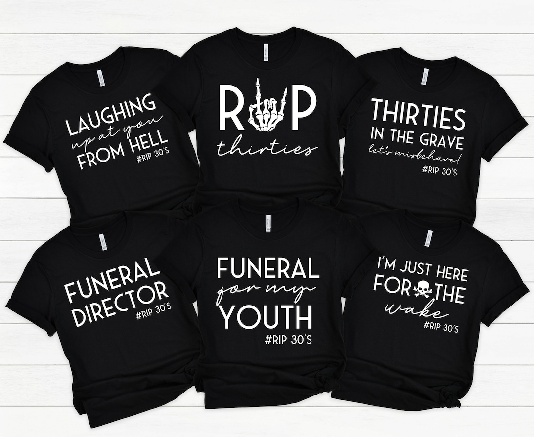 40th Birthday Party PNG, Death to My 30s, Rip 30s, Matching Birthday ...