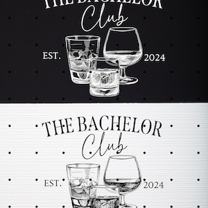 The Bachelor Club Custom Party PNG, Groomsmen Gift, Bachelor Party Gift ...
