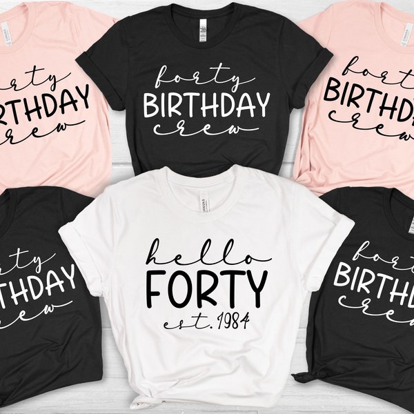 40th Birthday Party - Etsy