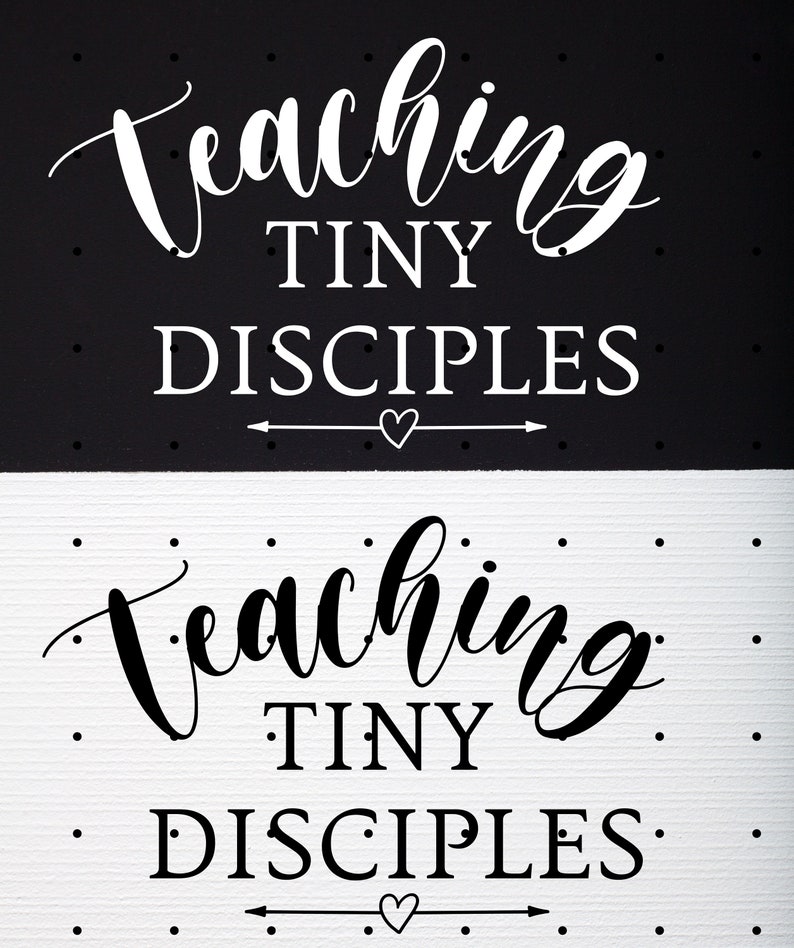 Teaching Tiny Disciples PNG, Christian Teacher Gift (digital Download ...