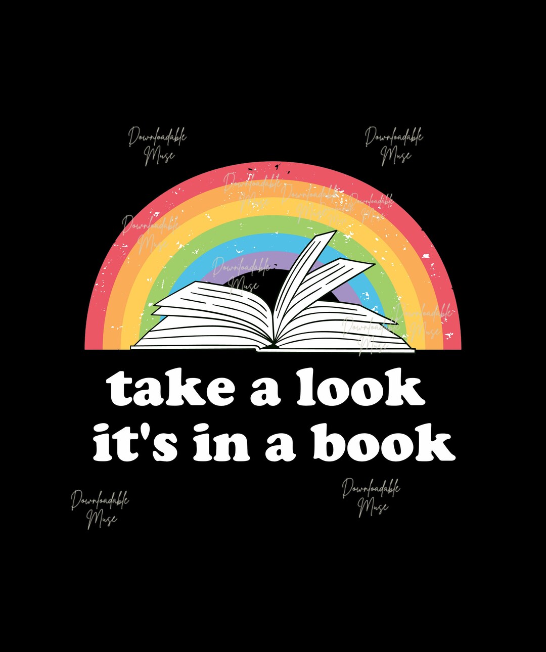 80s Reading Rainbow PNG, Book Lover Gift (digital Download) - Etsy