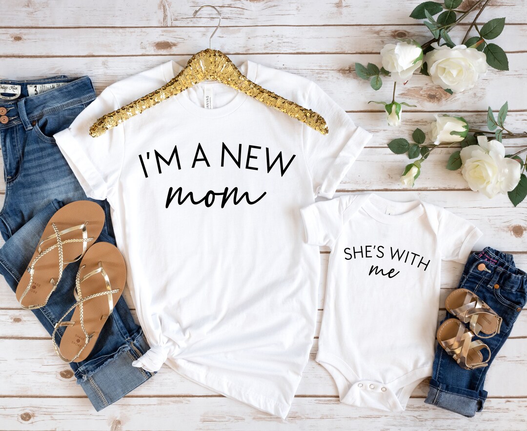 First Mother's Day PNG, I'm a New Mom PNG, Mommy and Me, Mom Gift ...