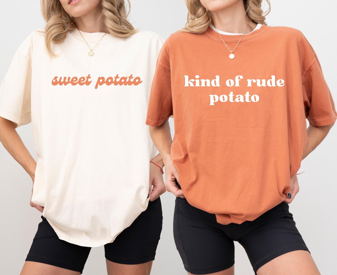 Sweet Potato Kind of Rude Potato PNG Bundle, Funny Couple Matching ...