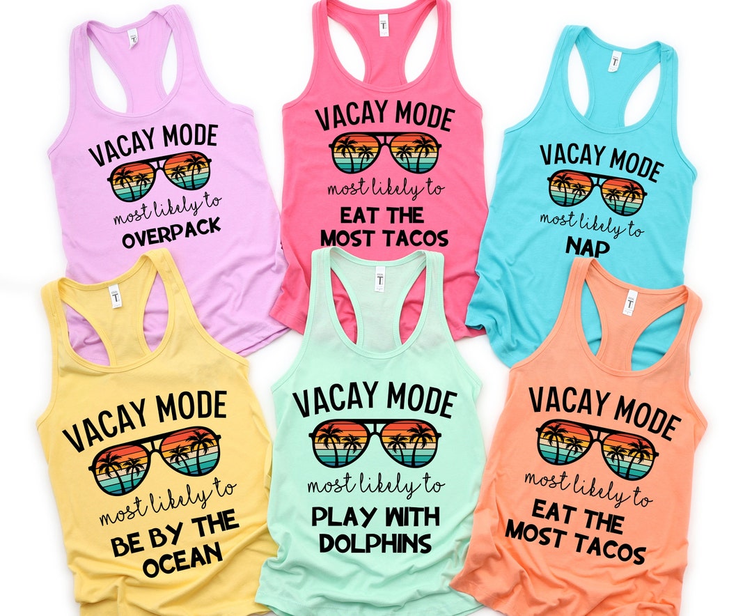 Custom Vacation PNG, Vacay Mode, Family Vacation PNG, Vacation Tees ...