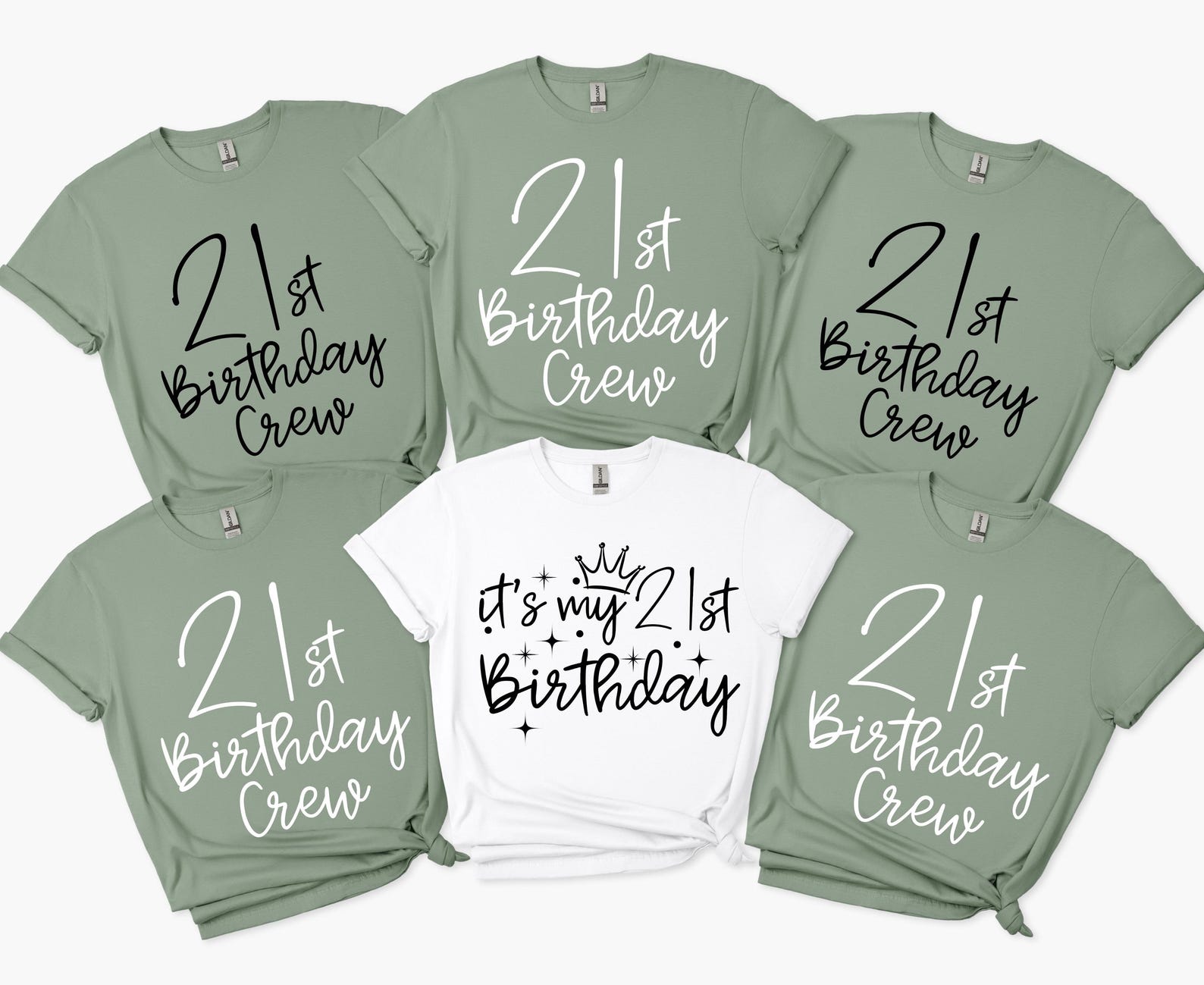 21st Birthday Crew Png, It's My 21st Birthday Png, Matching Birthday ...