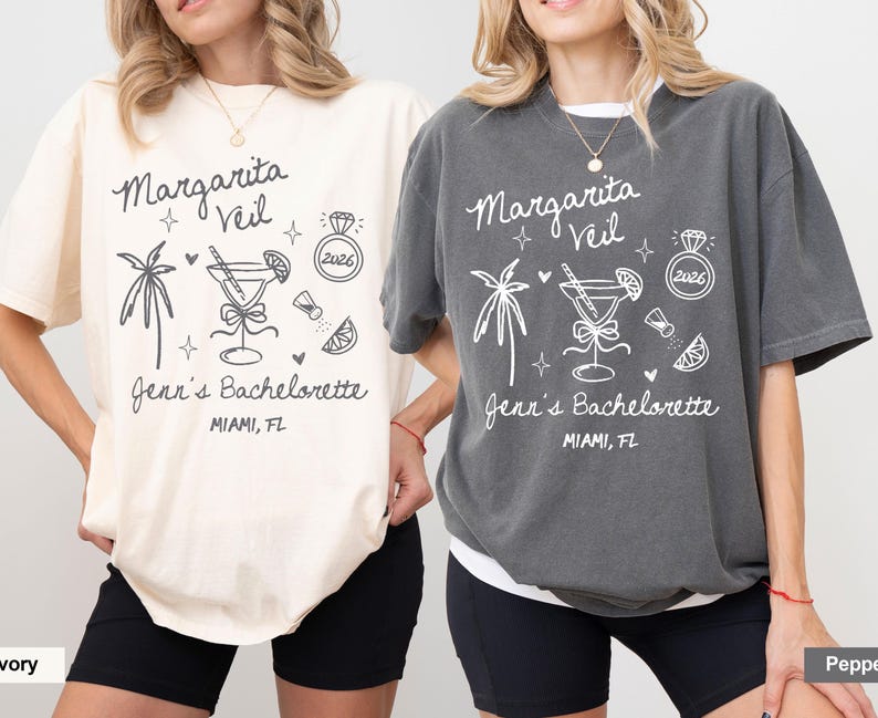 Margarita Veil Bachelorette PNG, Girls Trip 2026 Design, Custom Bach ...