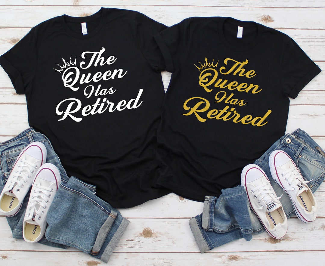 The Queen Has Retired PNG Bundle, I'm Retired, Retirement Gifts ...