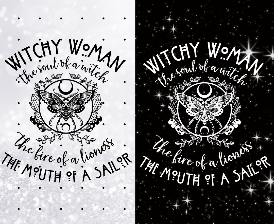 Witchy Woman Png, Halloween Png, Witch Png, Feminist Png, DIY Halloween ...