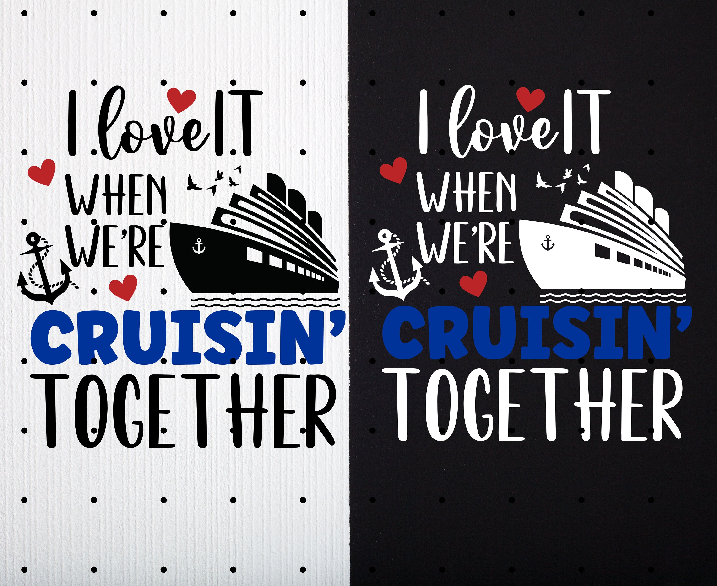 Cruise Couple Shirt PNG, Cruisin Together, Matching Vacation Design ...