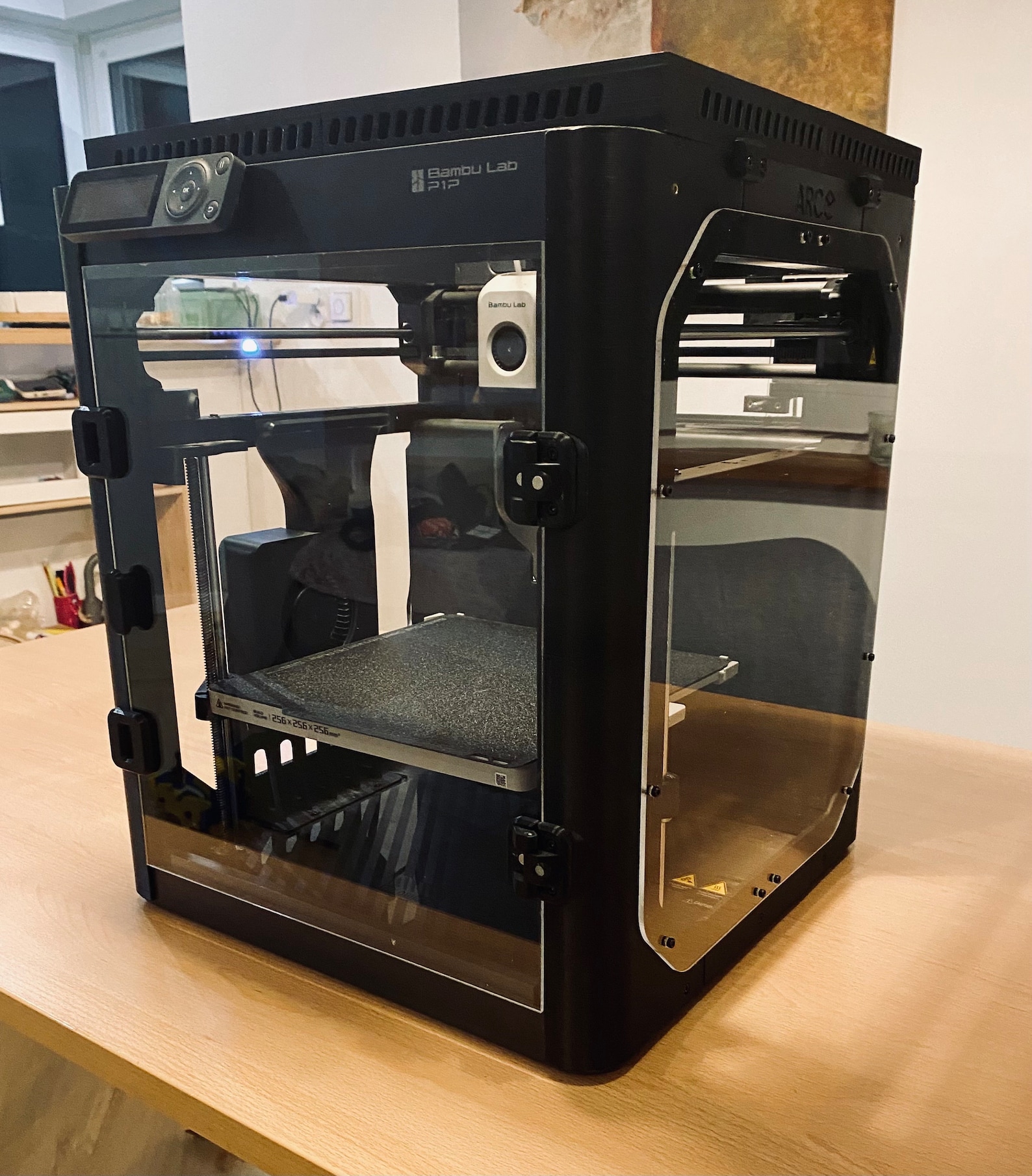 Bambu Lab P1P Enclosure ARC Acrylic (plexiglass) Panels and Accessories ...