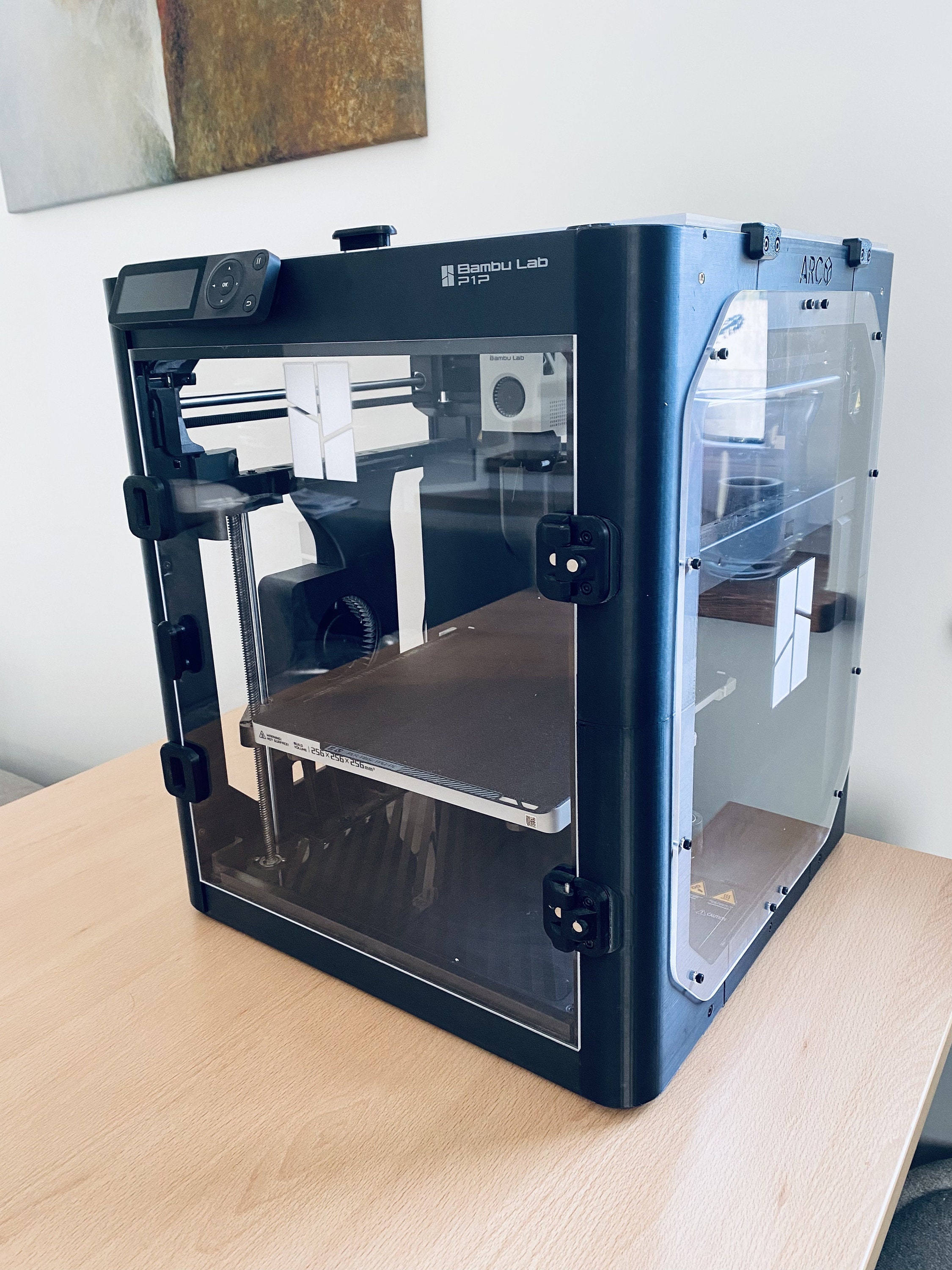 Bambu Lab P1P Enclosure ARC Acrylic (plexiglass) Panels and Accessories ...