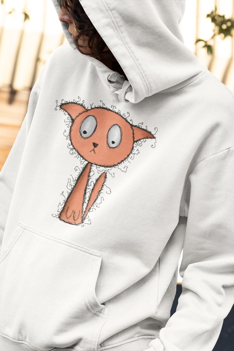 Scruffy Cat Clipart, Clip Art, Cute Cat, Kitten, Digital Download ...