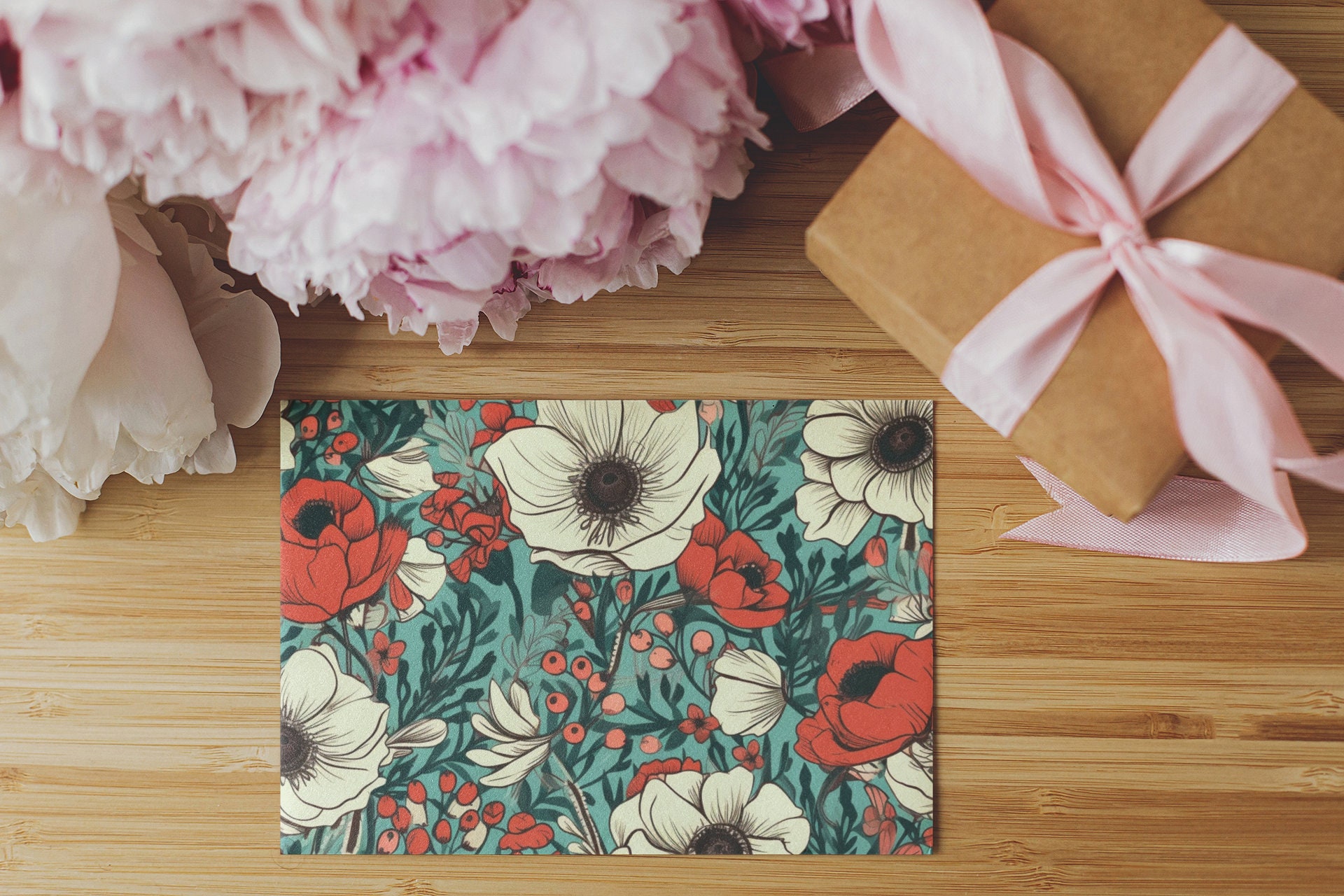 Seamless Poppy Flower Pattern - Etsy