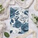 Seamless Blue Roses Pattern - Etsy