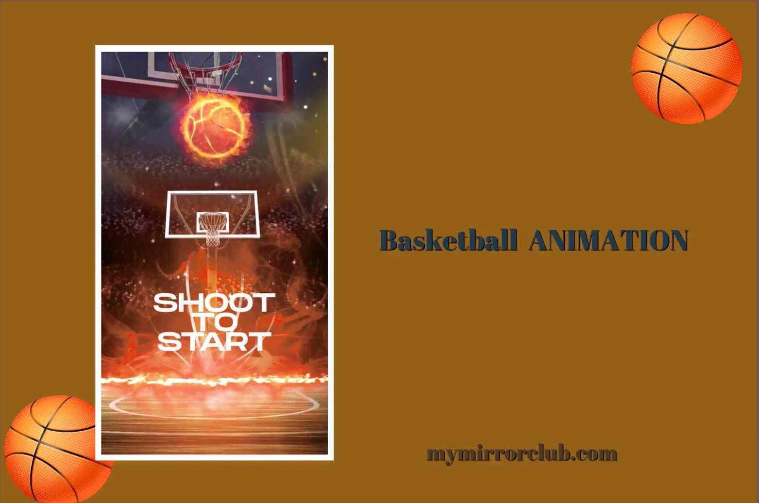 Sports Basketball photo Booth Animation - Etsy