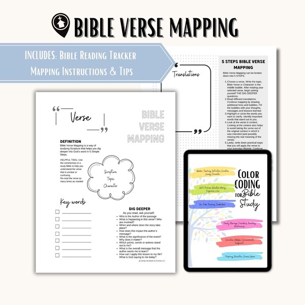 Bible Study Planner Printable - Etsy