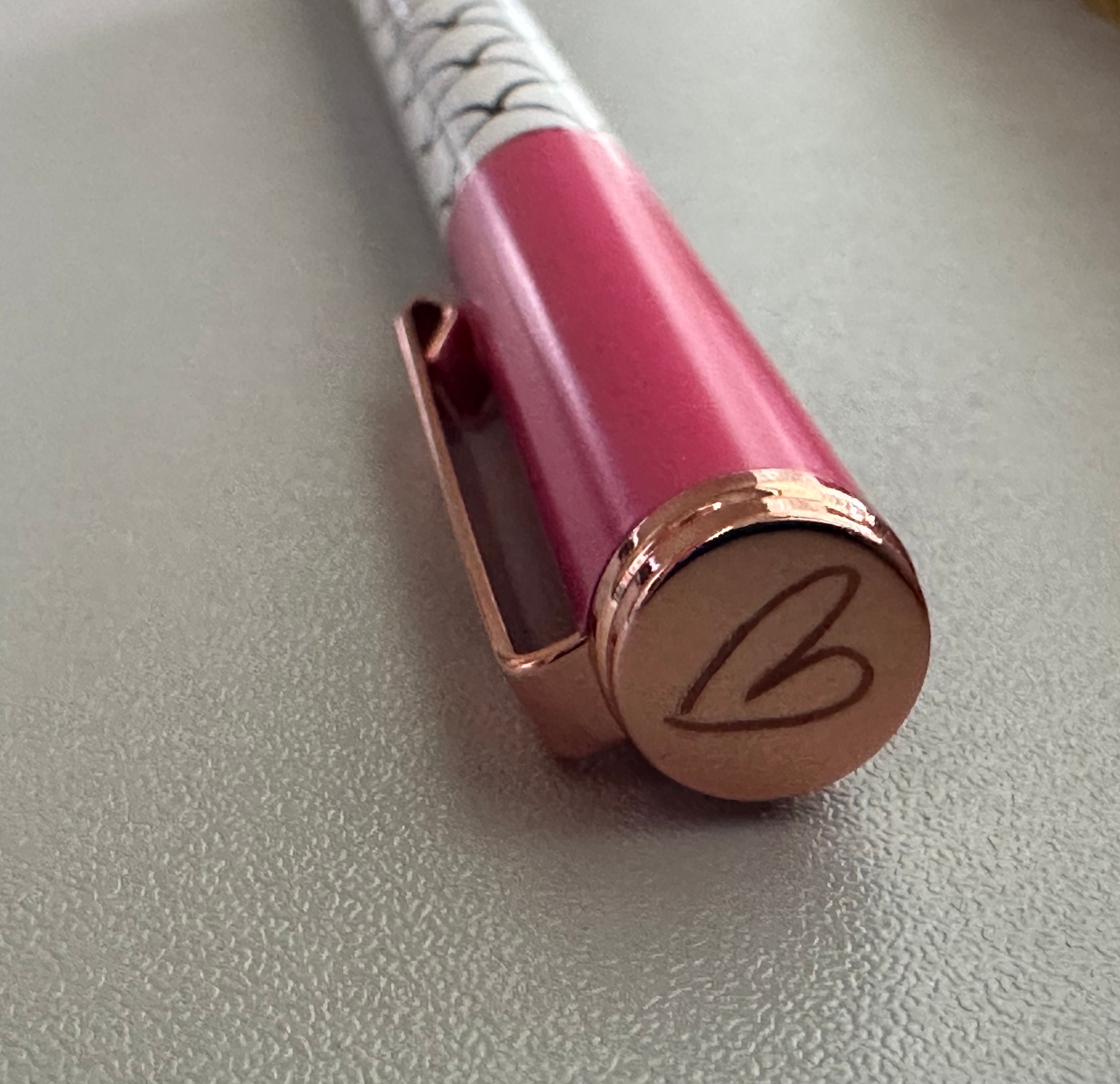 Ballpoint PLANNER PEN Refillable Gel Black Ink Pen Rose Gold Pen in Box ...