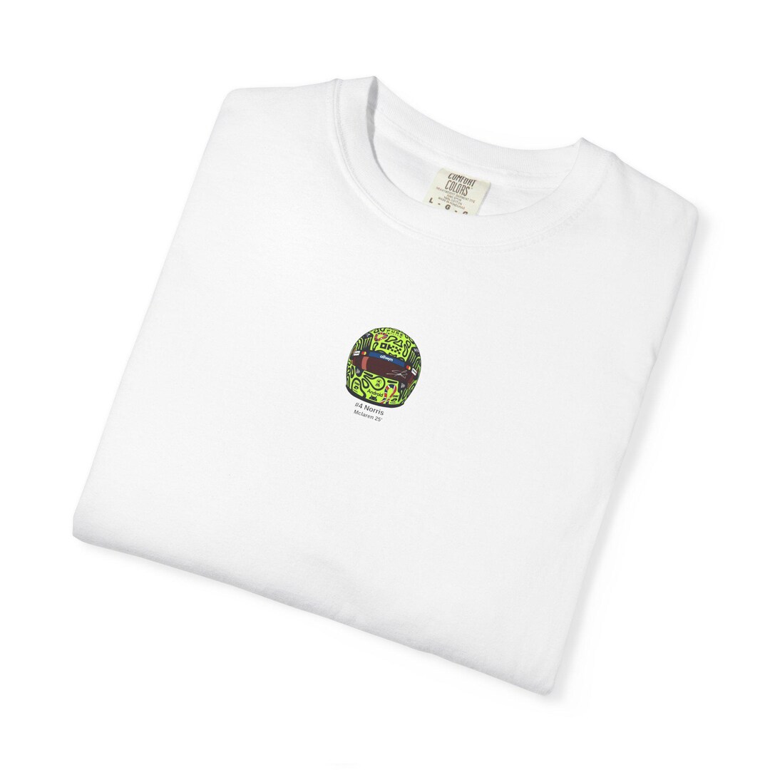 Lando Norris 2025 Helmet Pattern T-shirt - Etsy