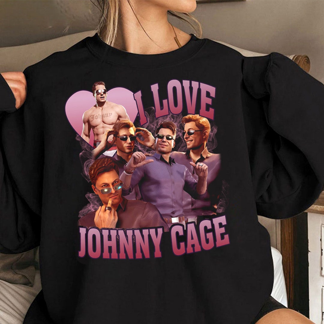 I Love Johnny Cage Shirt Johnny Cage Shirt Mortal Kombat 1 - Etsy Canada