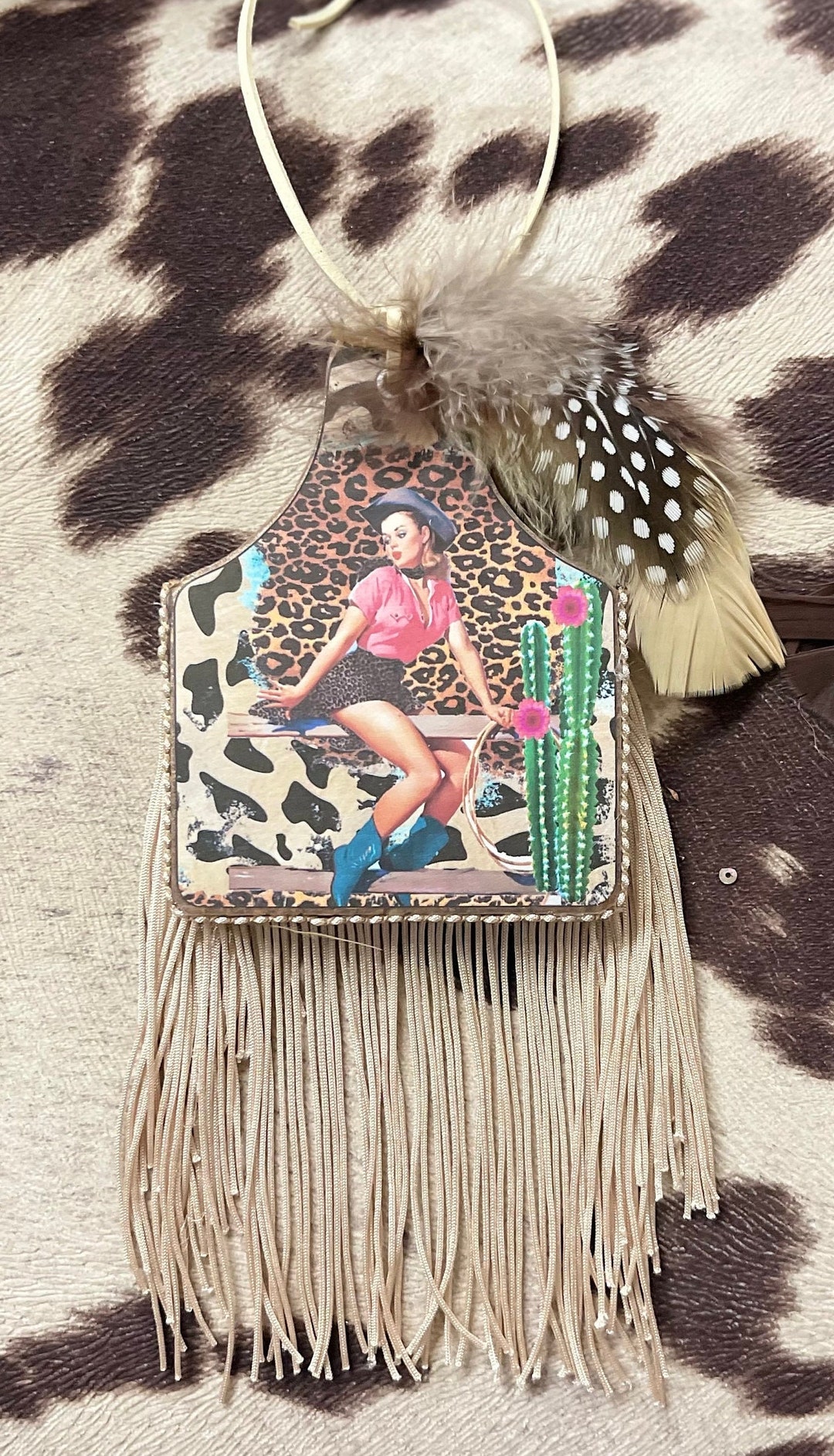 Ear Tag Cowgirl Freshie - Etsy