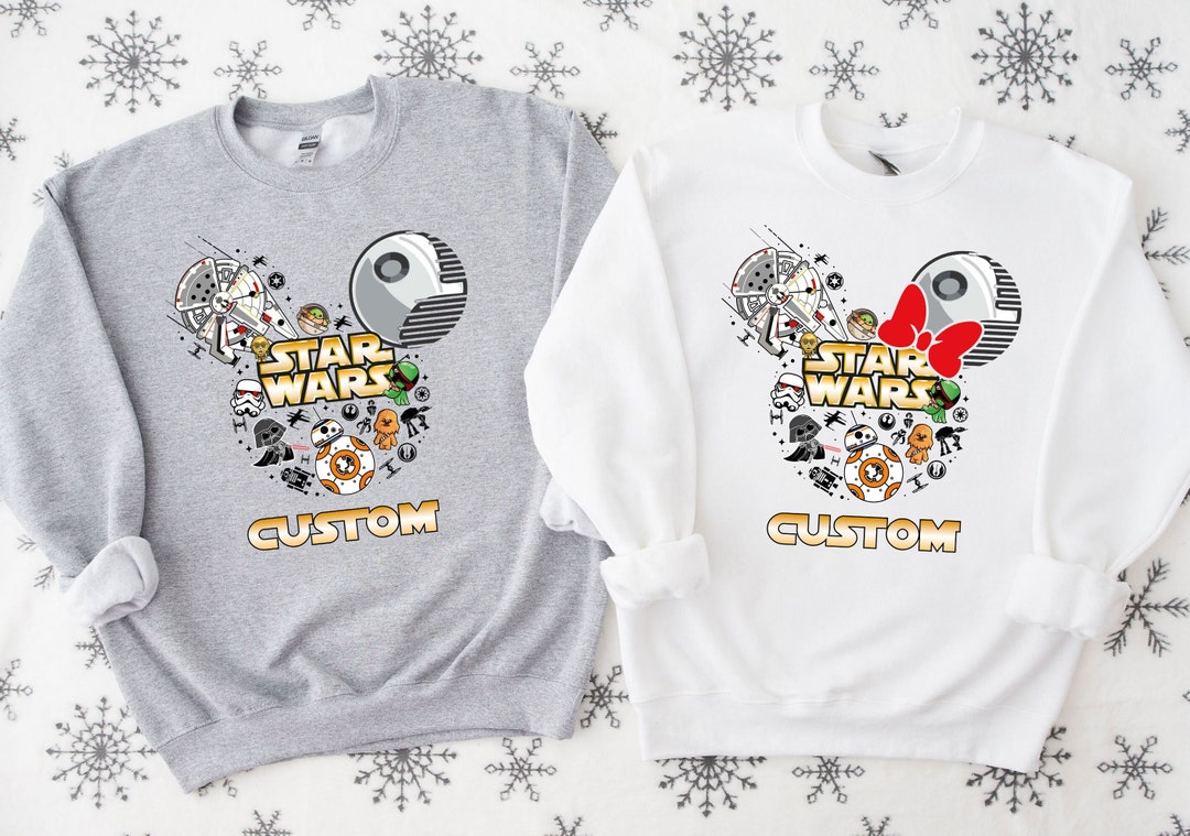 Custom Star Wars Family Sweatshirts Star Wars Birthday Tee - Etsy