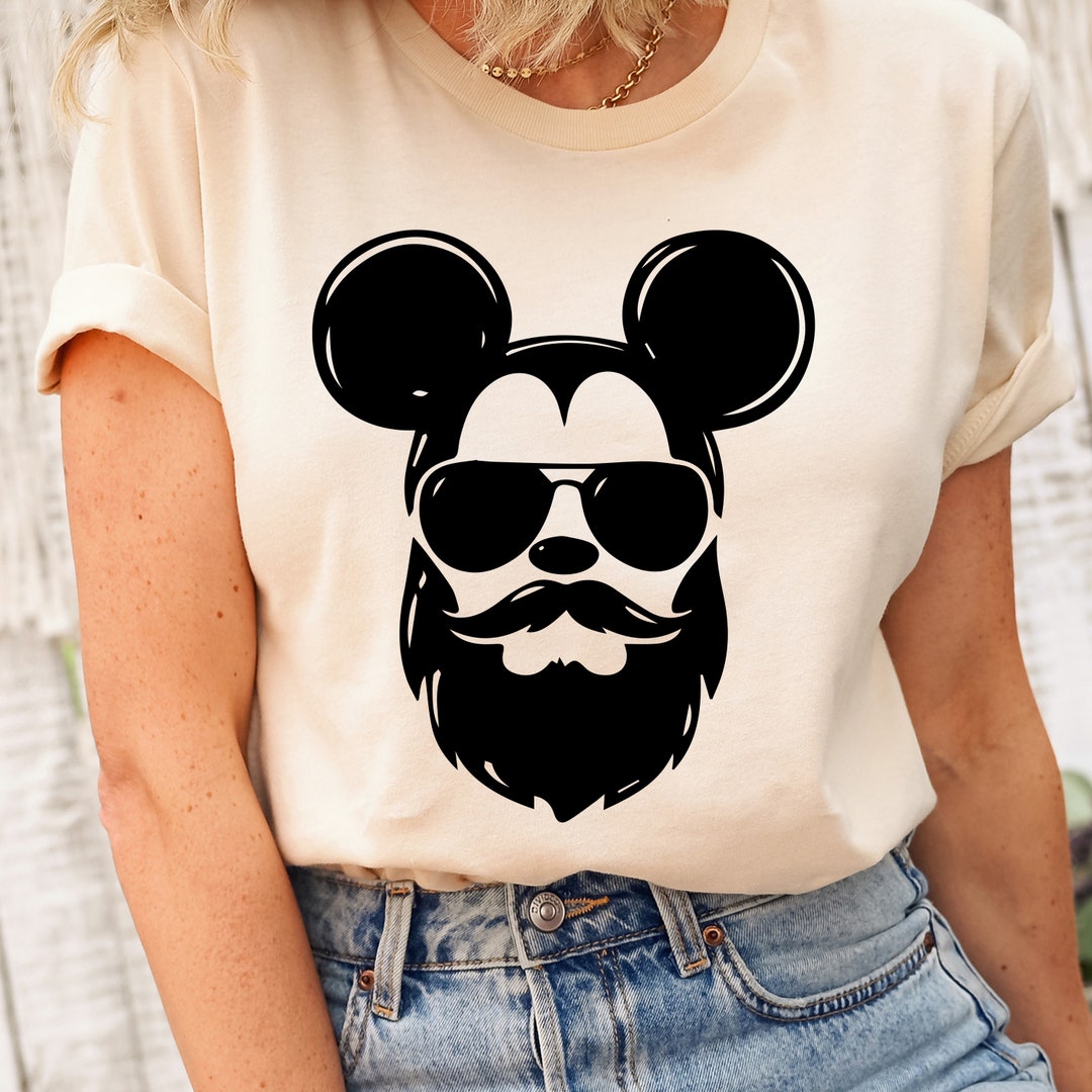 Mickey Beard T-shirt, Disney Beard Shirt, Men's Disney Shirt, Disney ...
