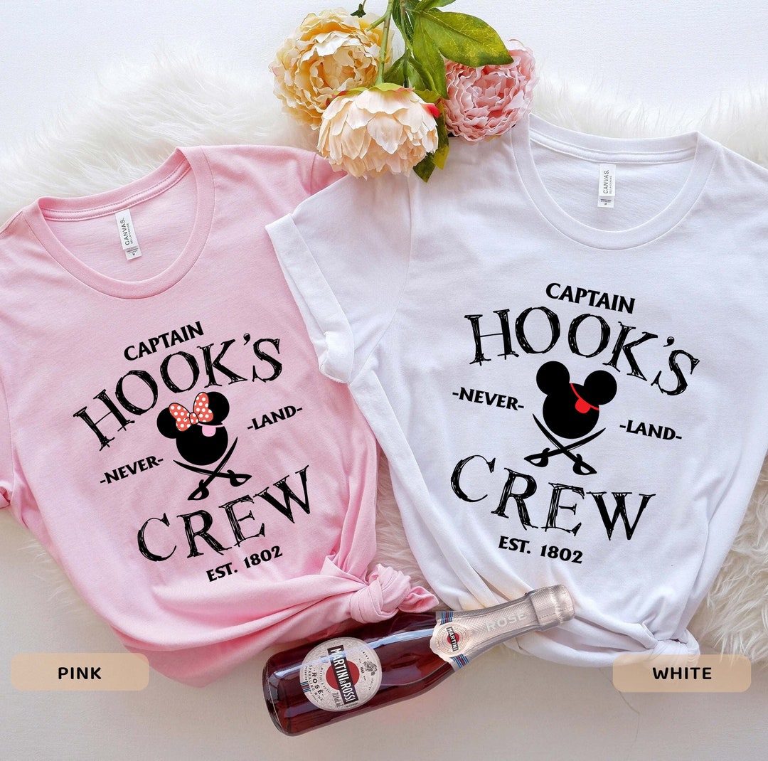 Captain Hooks Shirt, Pirate Crew Est 1802 Logo Shirt, Family Matching ...