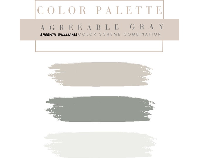 Agreeable Gray Sherwin Williams, Agreeable Gray Color Palette, Coastal ...