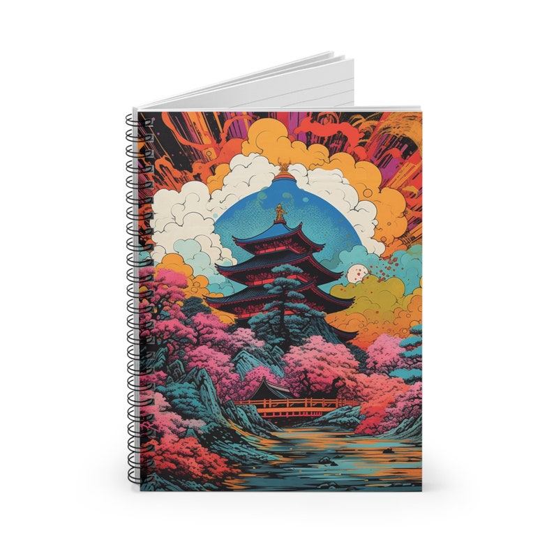 Japan Pop Art Spiral Notebook - Carry Your Ideas in Style! - Etsy