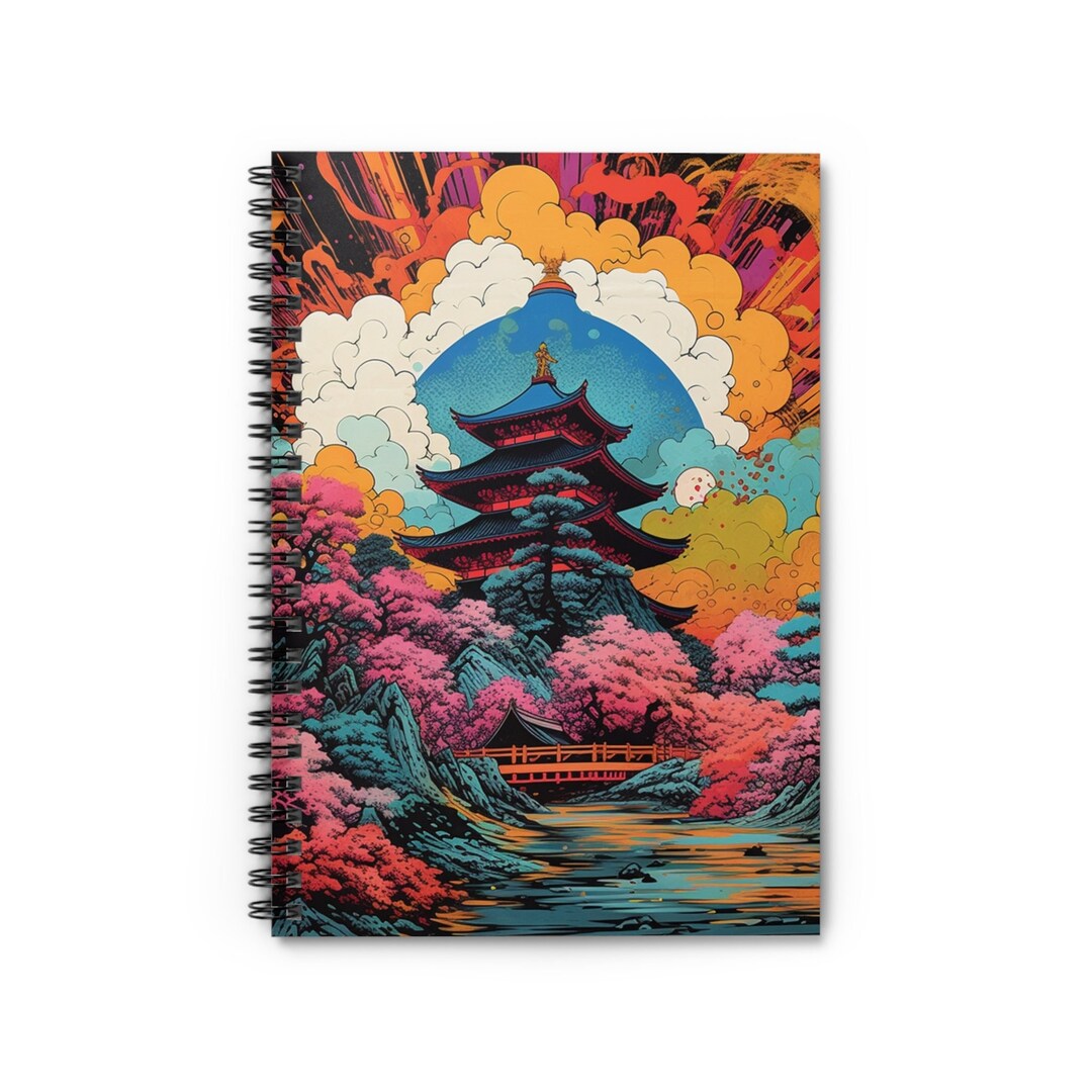 Japan Pop Art Spiral Notebook - Carry Your Ideas in Style! - Etsy