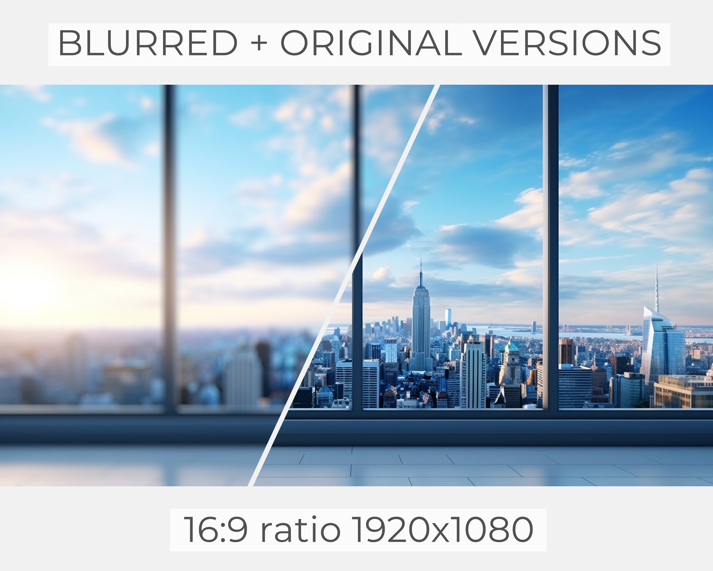 Window City View Zoom Background Office Window City View - Etsy