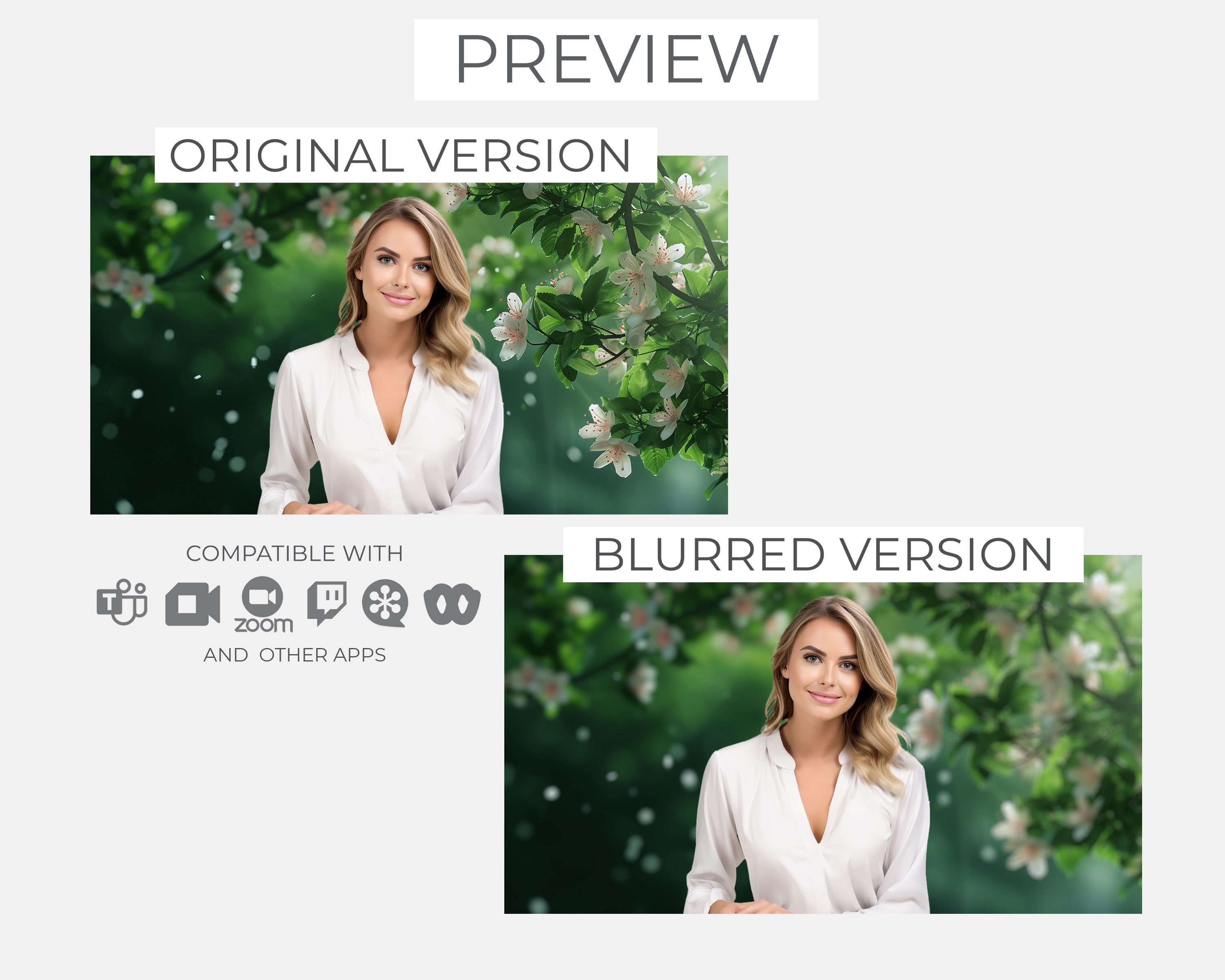 Spring Zoom Background Spring Nature Zoom Background Home Office Home ...