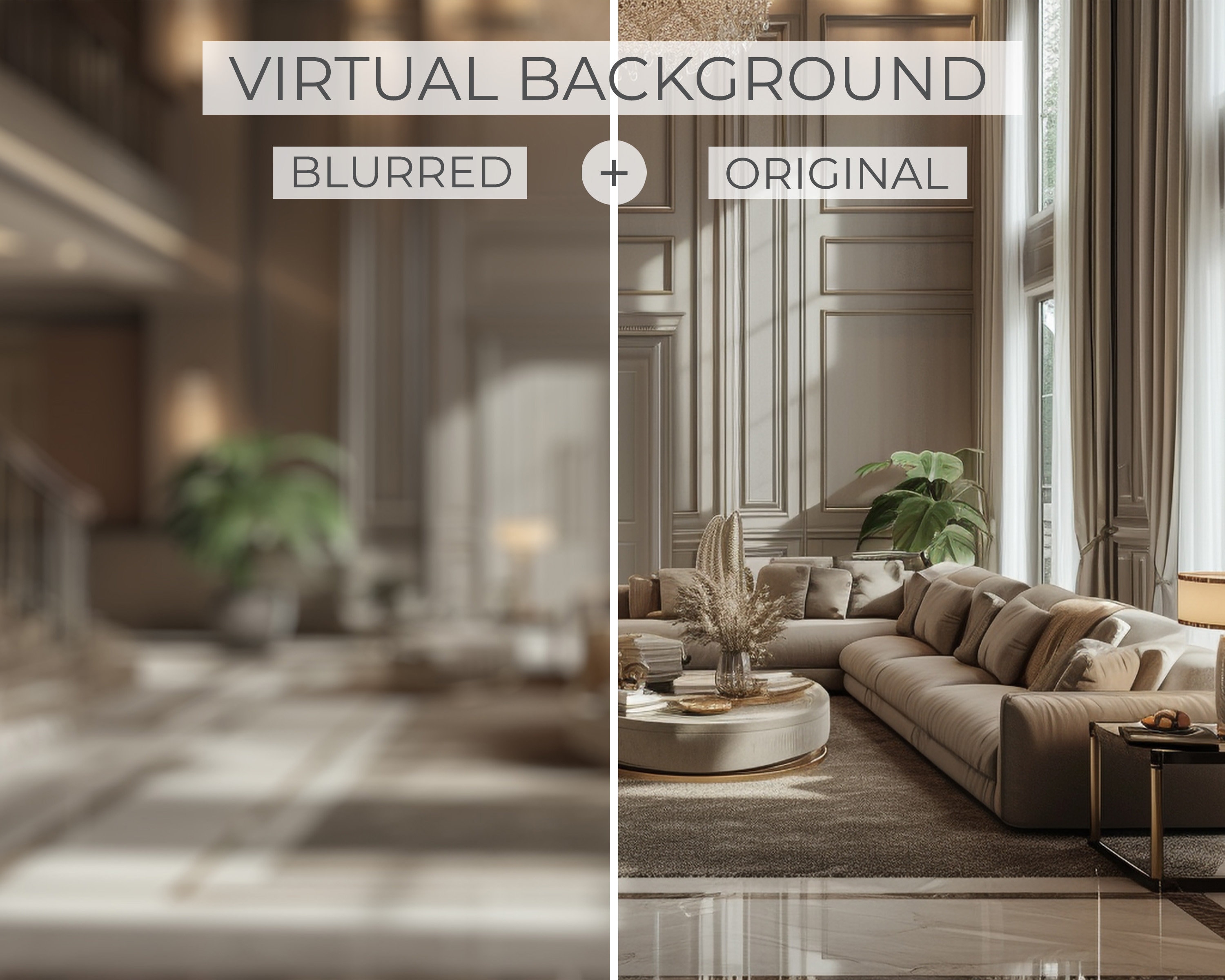 Luxury House Zoom Background Home Office Luxury Home Office Zoom ...