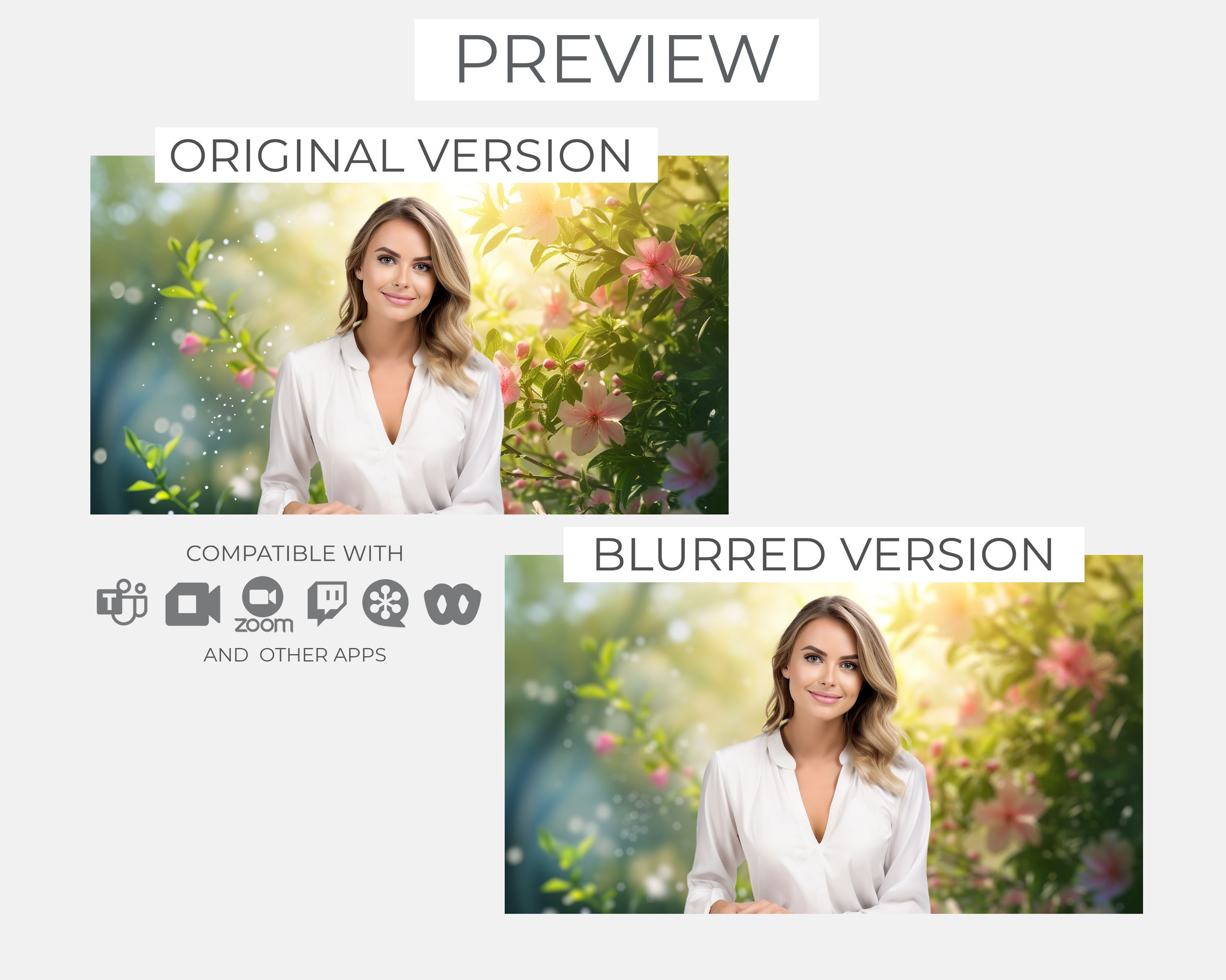 Spring Zoom Background Spring Nature Zoom Background Home Office Home ...