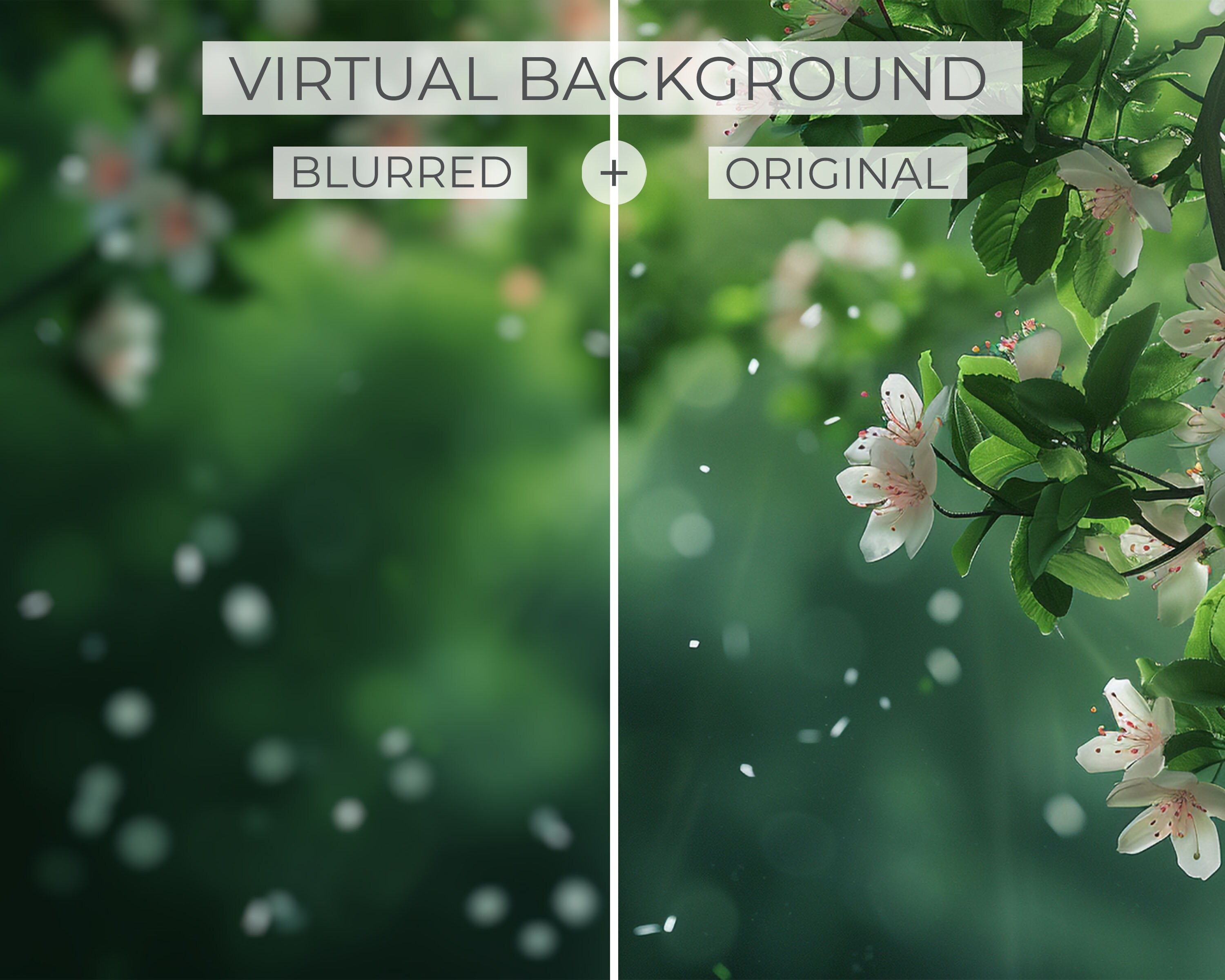 Spring Zoom Background Spring Nature Zoom Background Home Office Home ...