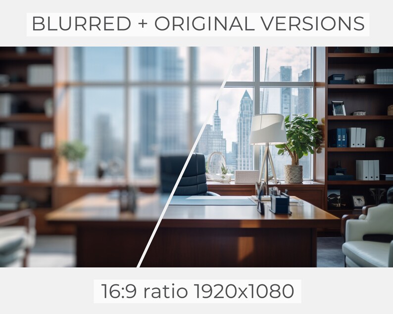 City View Office Zoom Background Zoom Background Office - Etsy