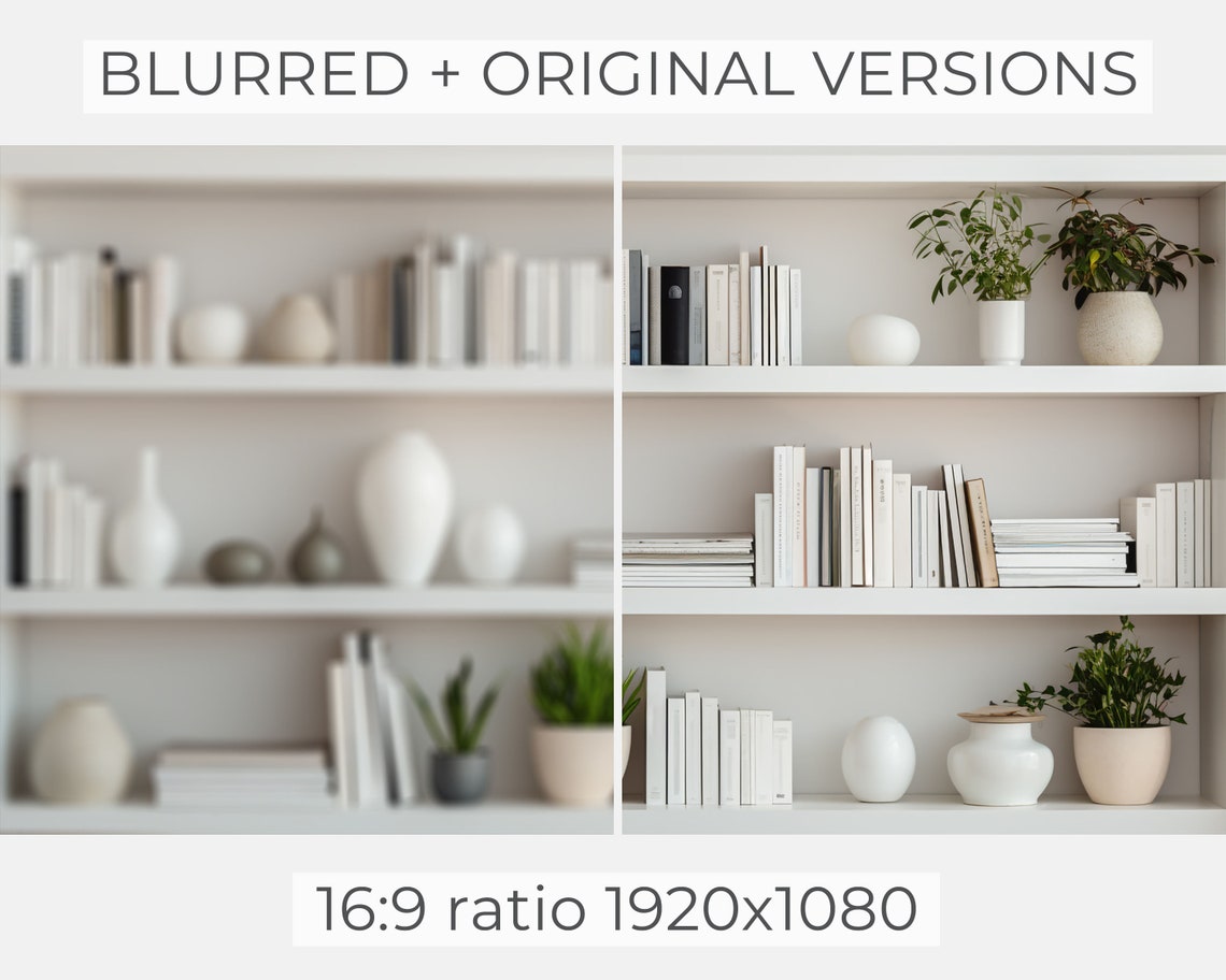 White Bookshelf Zoom Background Zoom Background Home Office Home Office ...