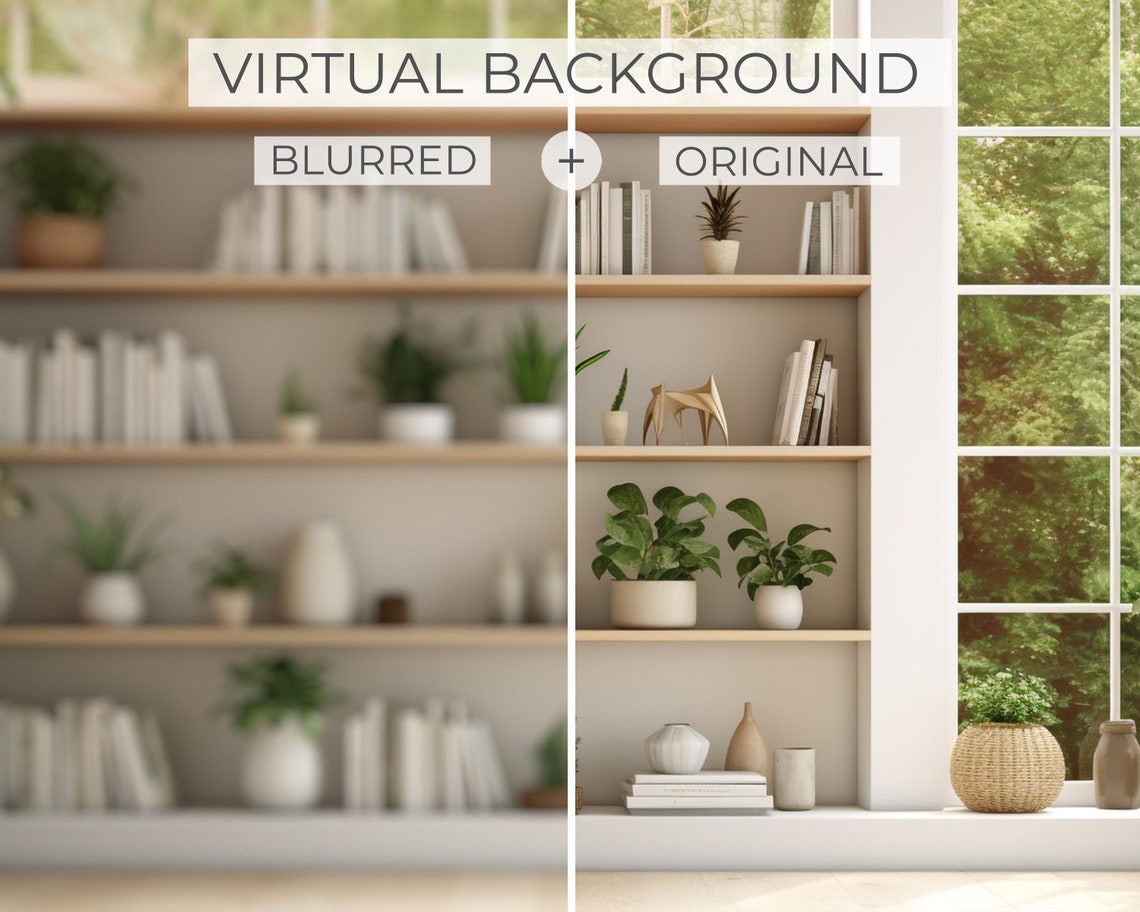 Bookshelf Zoom Background Zoom Background Home Office Home Office ...