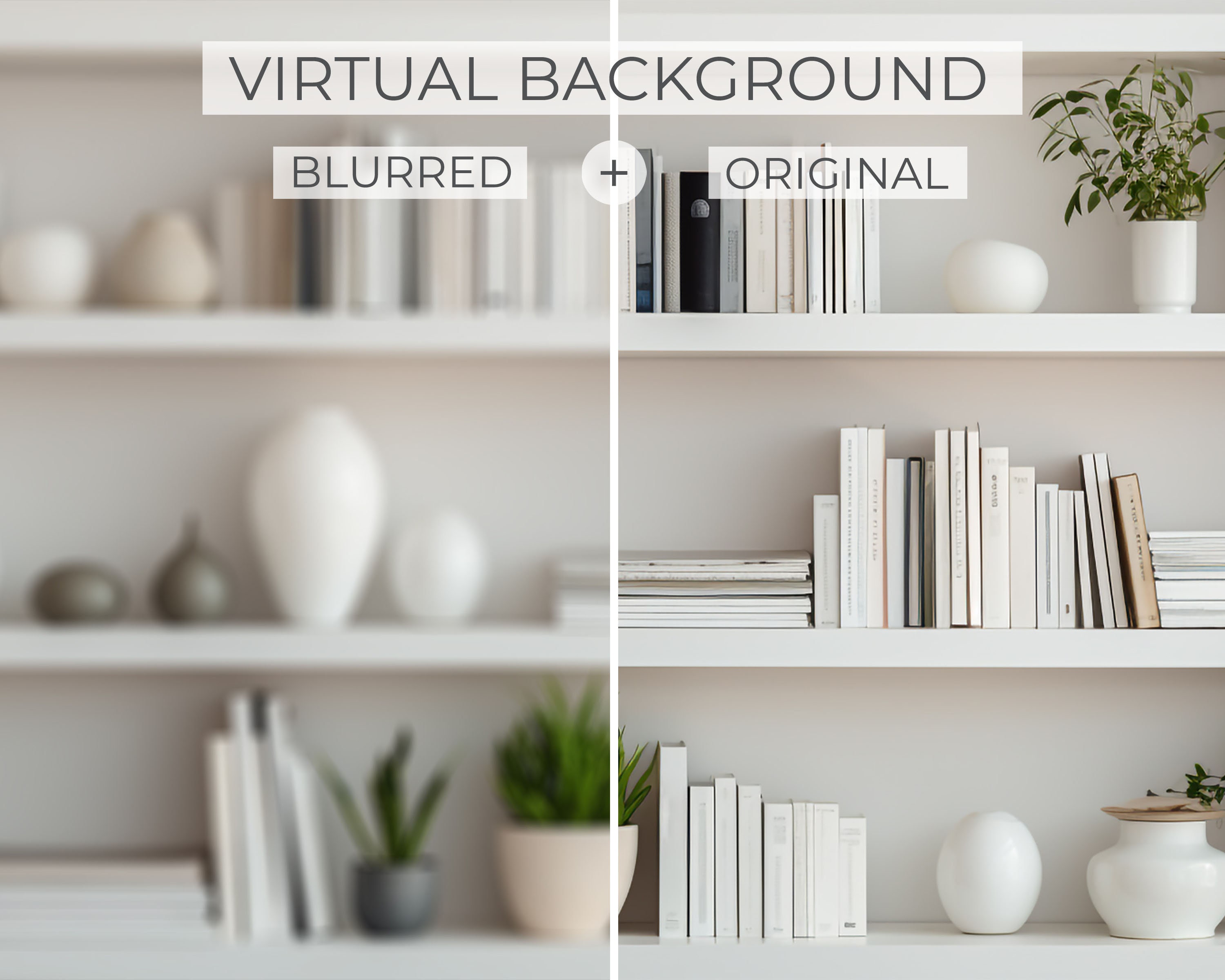 White Bookshelf Zoom Background Zoom Background Home Office Home Office ...