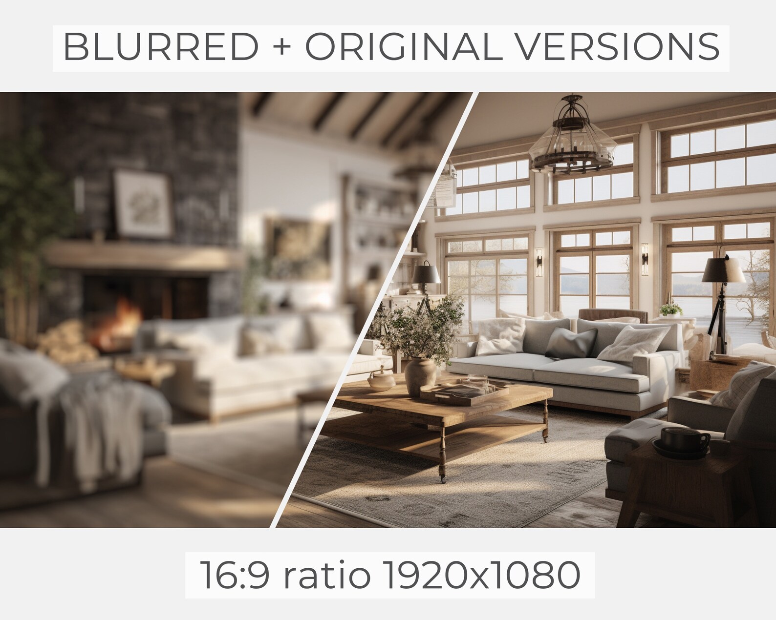 Luxury Farmhouse Zoom Background Home Office | Farmhouse Home Office ...