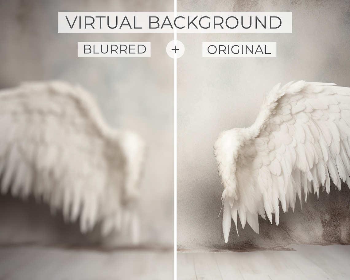 Angel Wings Zoom Background | Zoom Background Home Office | Angel Wings ...