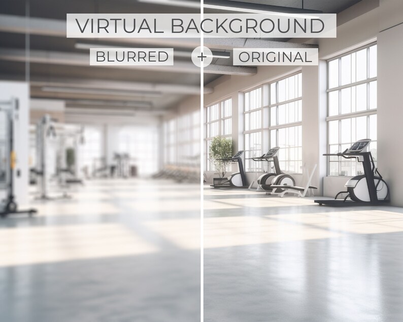 White Gym Zoom Background Zoom Background Gym Modern Gym Virtual ...