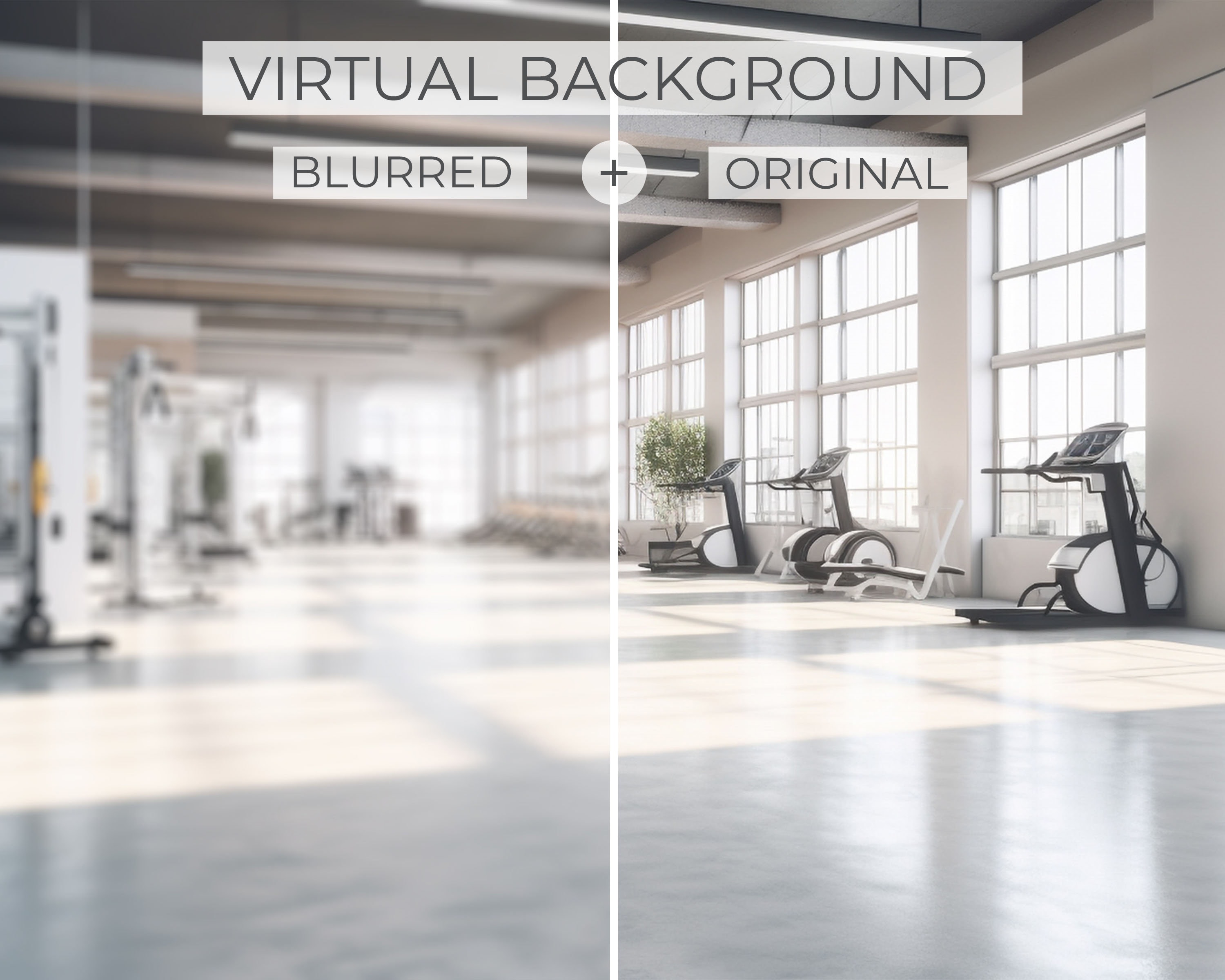 White Gym Zoom Background Zoom Background Gym Modern Gym Virtual ...