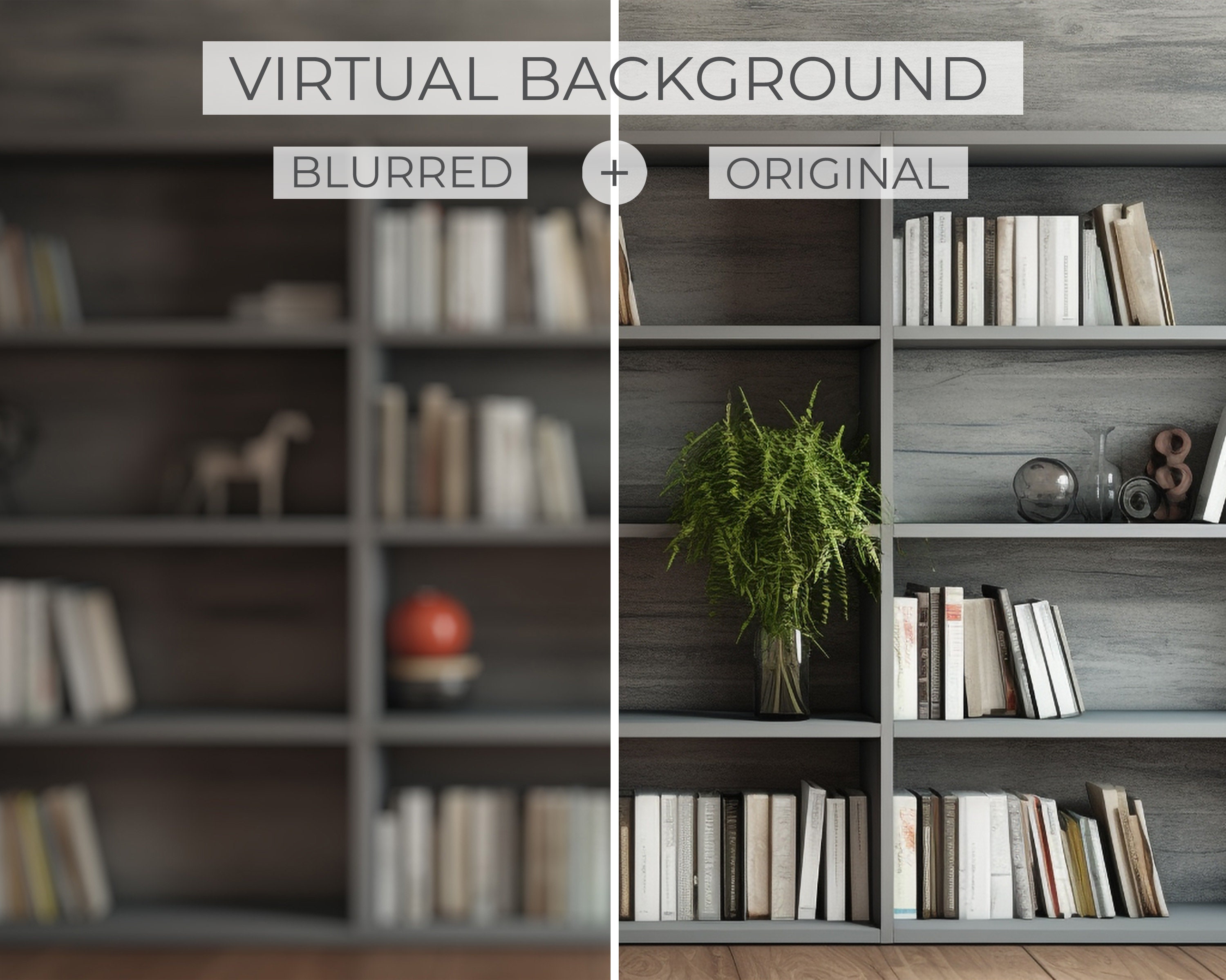 Grey Home Office Zoom Background Modern Zoom Background Home Office ...