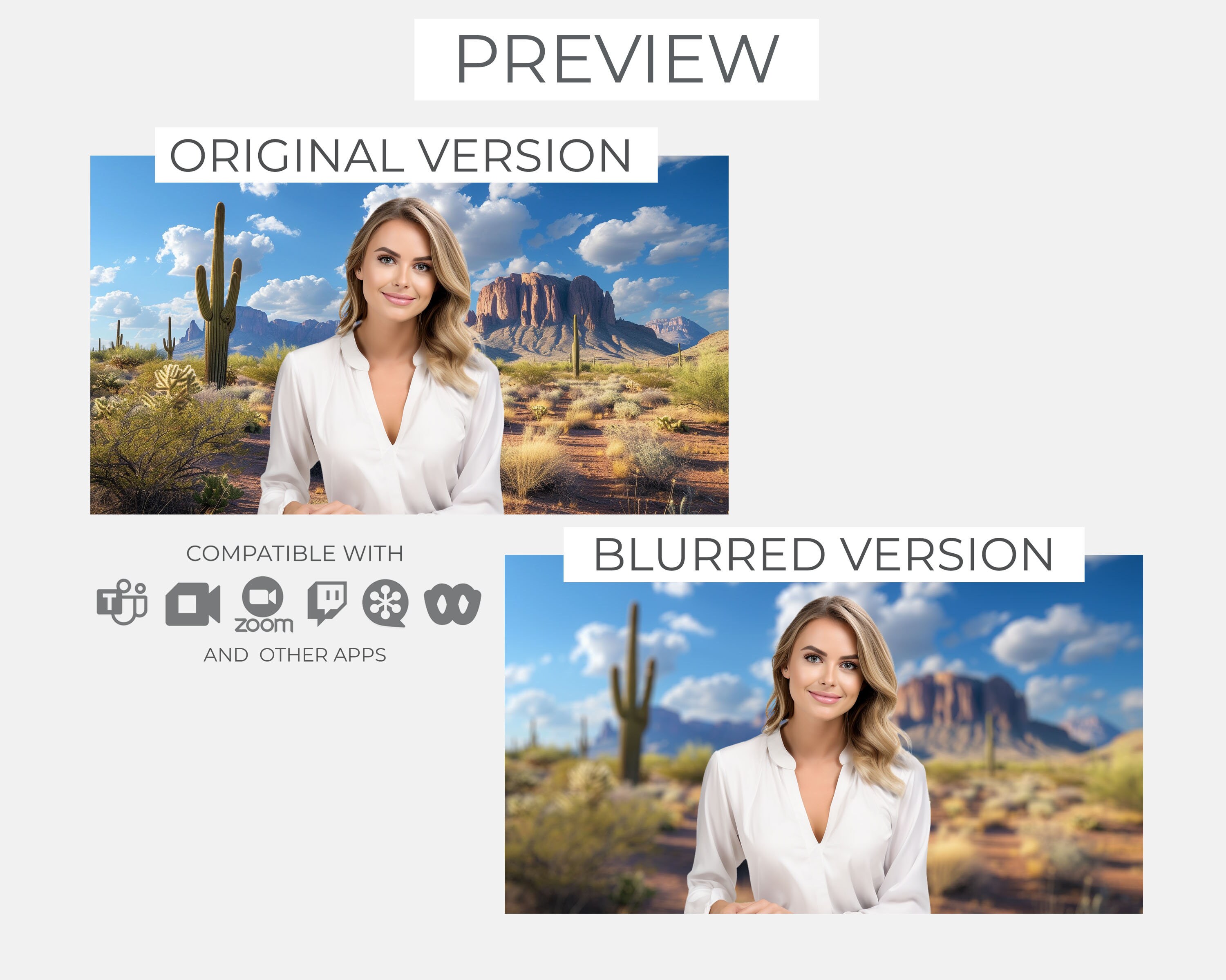 Western Desert Zoom Background Nature Zoom Background Home Office Home ...