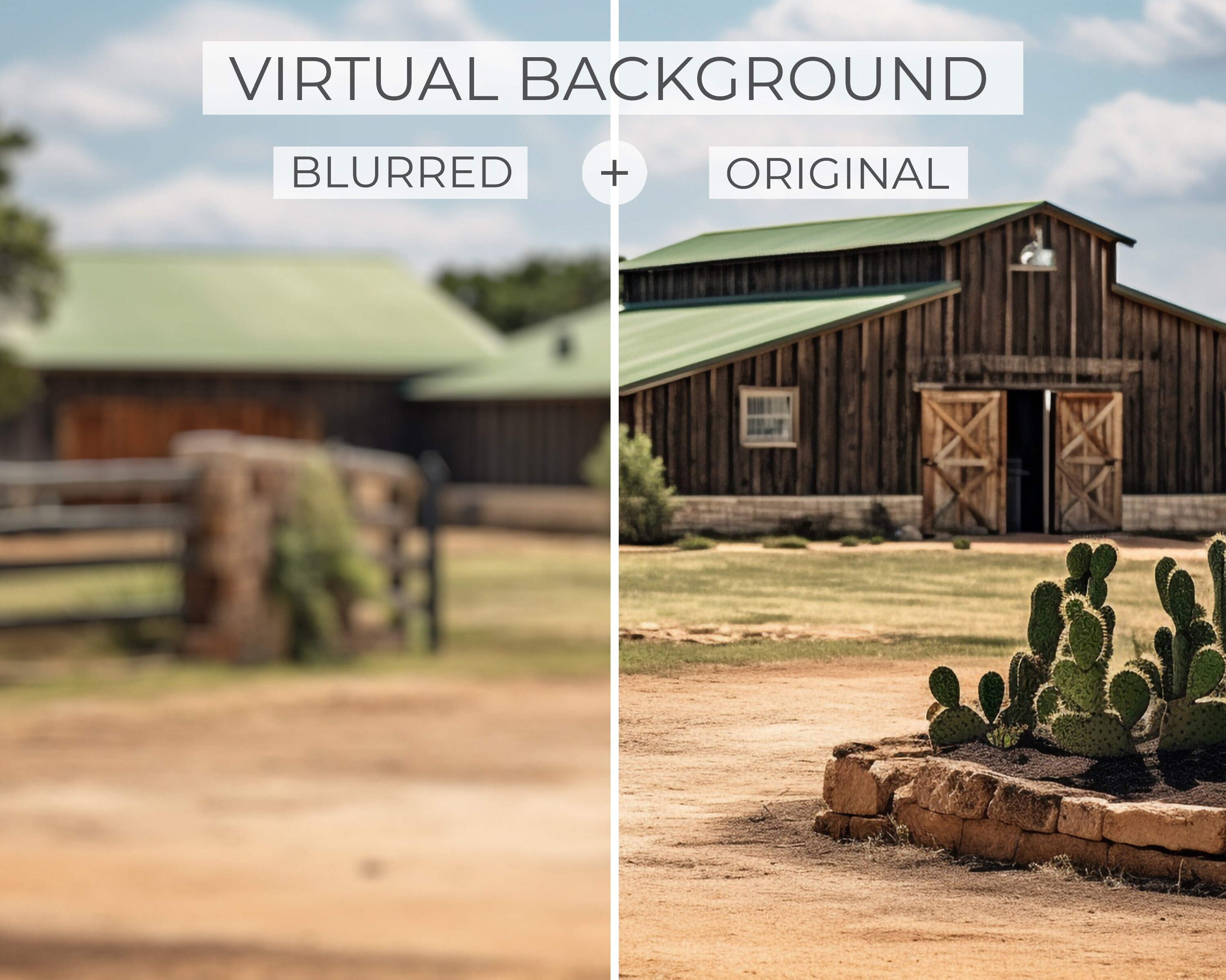 Modern Ranch Zoom Background Home Office Ranch Home Office Zoom ...